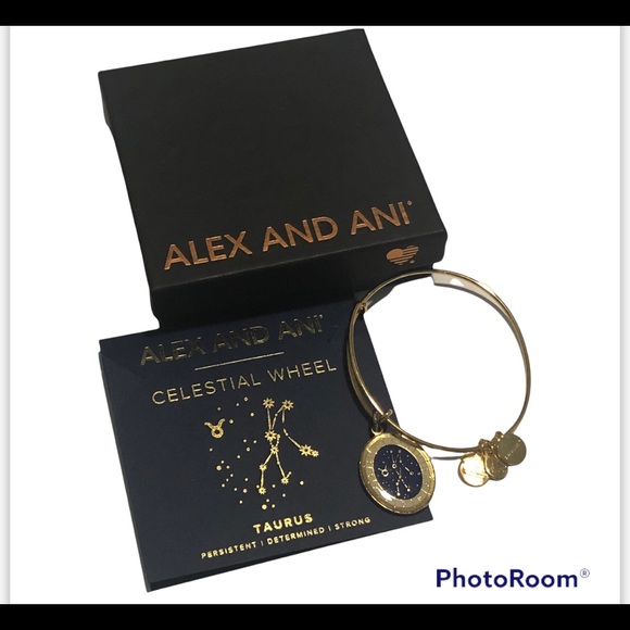Alex and Ani | Jewelry | Alex And Ani Taurus Celestial Wheel In Yellow ...